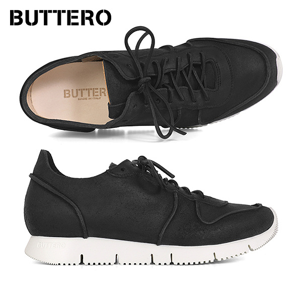 부테로 [부테로 BUTTERO] B5910 BIAN 01 카레라 Carrera 크랙 남성 스니커즈 블랙 B5910 BIAN 01