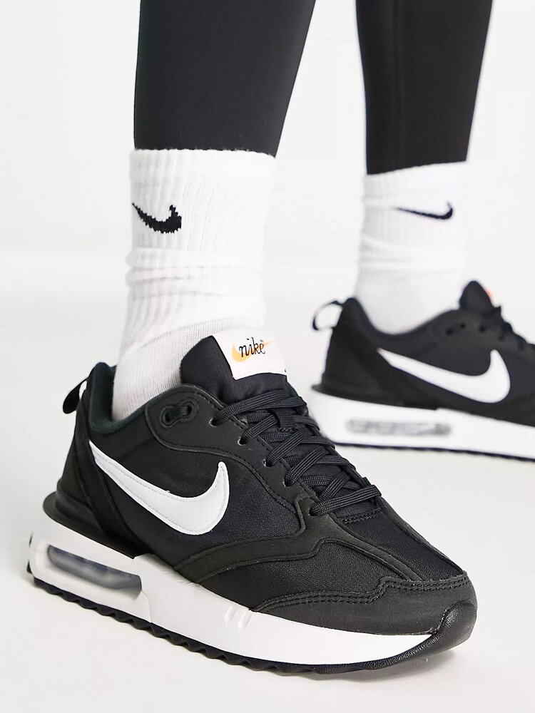 나이키 나이키 에어맥스 던 Black/White 키즈 GS DH3157-002