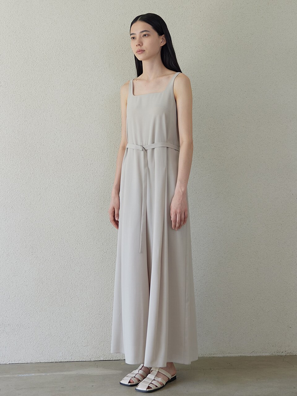 플램 Marge Belted Jumpsuite_Beige (Marge Belted Jumpsuite_Beige ) | 바바더