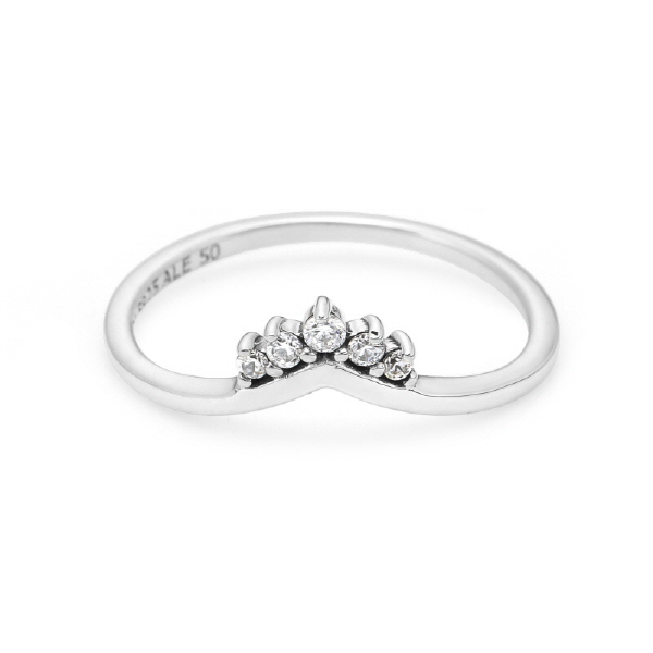 판도라(쥬얼리) 판도라 반지 198282CZ 티아라 위시본 실버 반지 당일발송 198282CZ