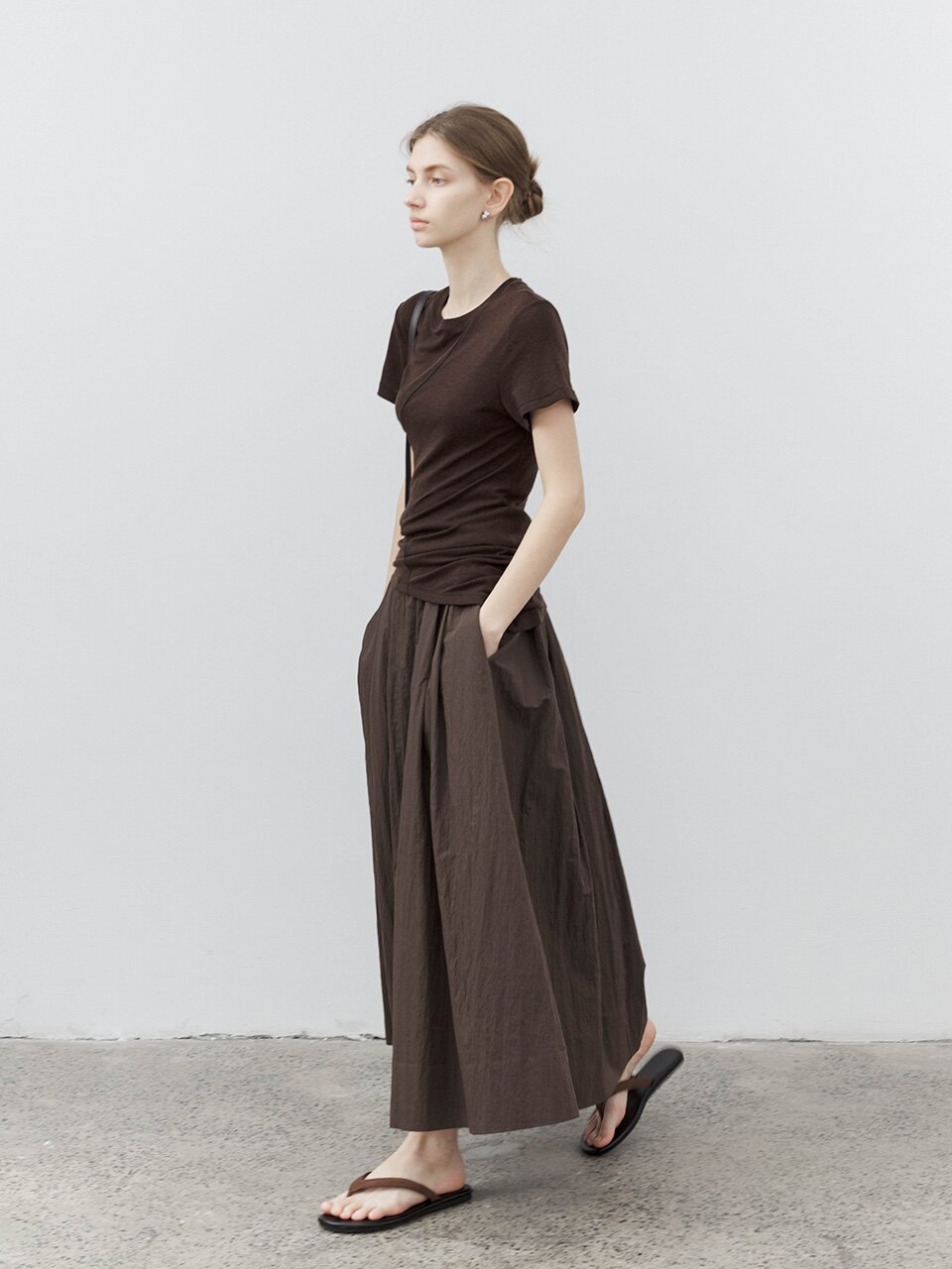 타지타 TG_Minimal pocket banding skirt TG_Minimal pocket banding skirt