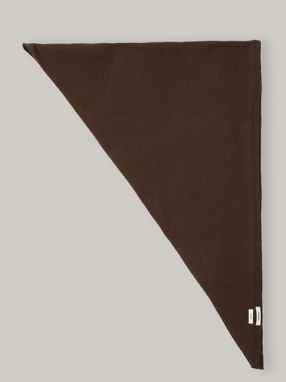 노우드 Triangle Wool Scarf (Brown) (Triangle Wool Scarf (Brown)) | 바바더