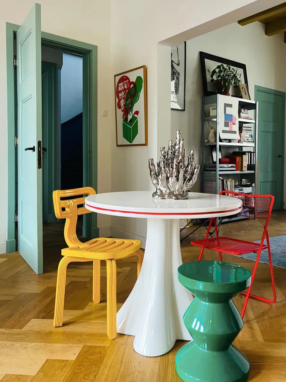 폴스포텐 폴스포텐 ZIGZAG STOOL_EM GREEN | 바바더